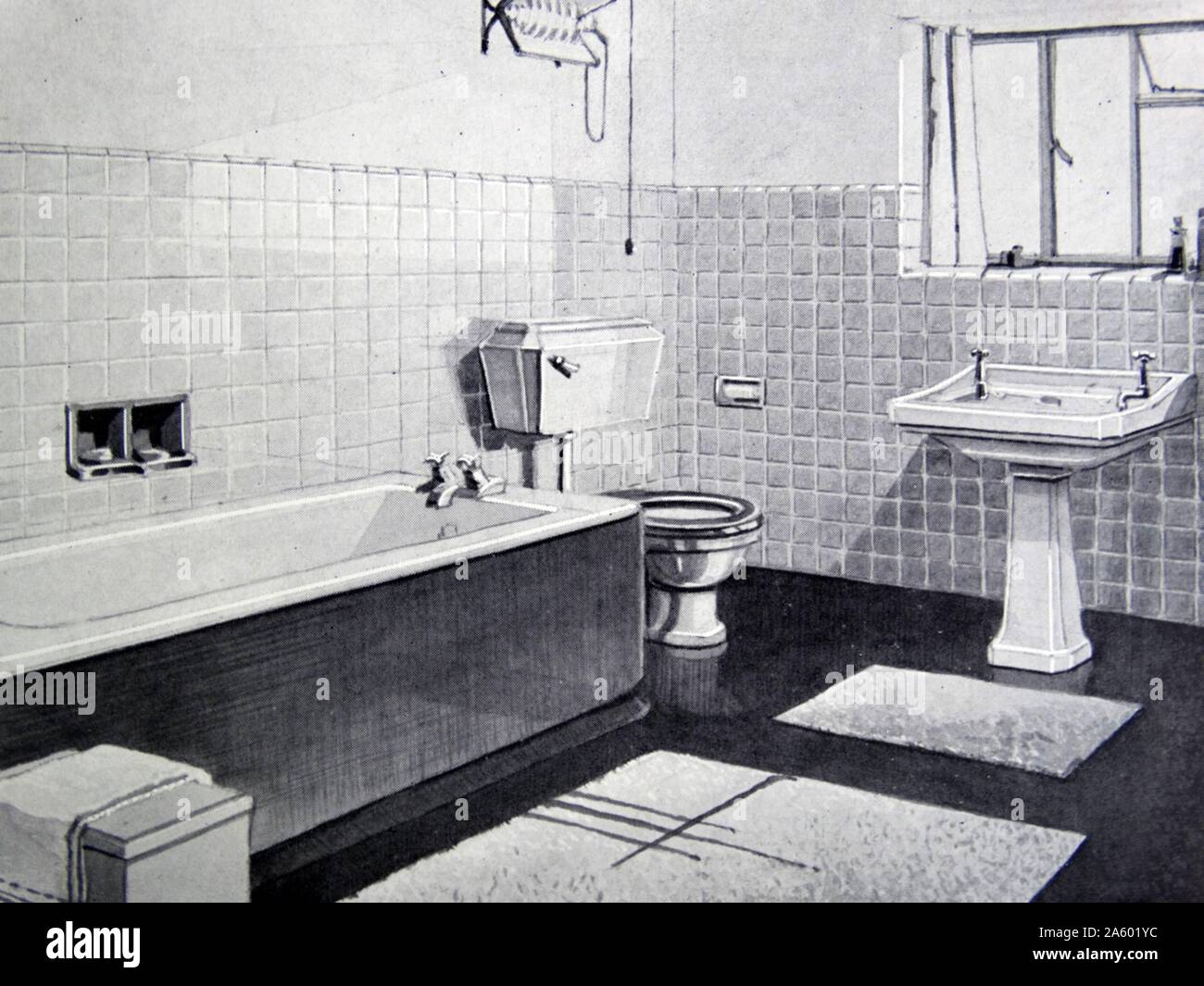 Badezimmer aus den 1950er jahren -Fotos und -Bildmaterial in hoher Auflösung – Alamy