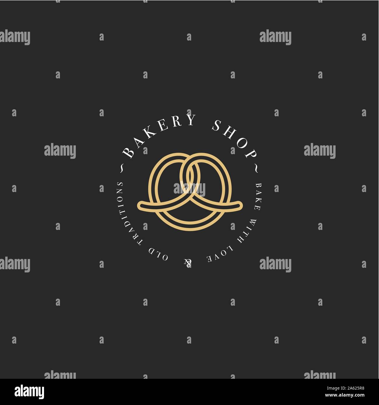 Brezel logo vektor vektoren -Fotos und -Bildmaterial in hoher Auflösung ...