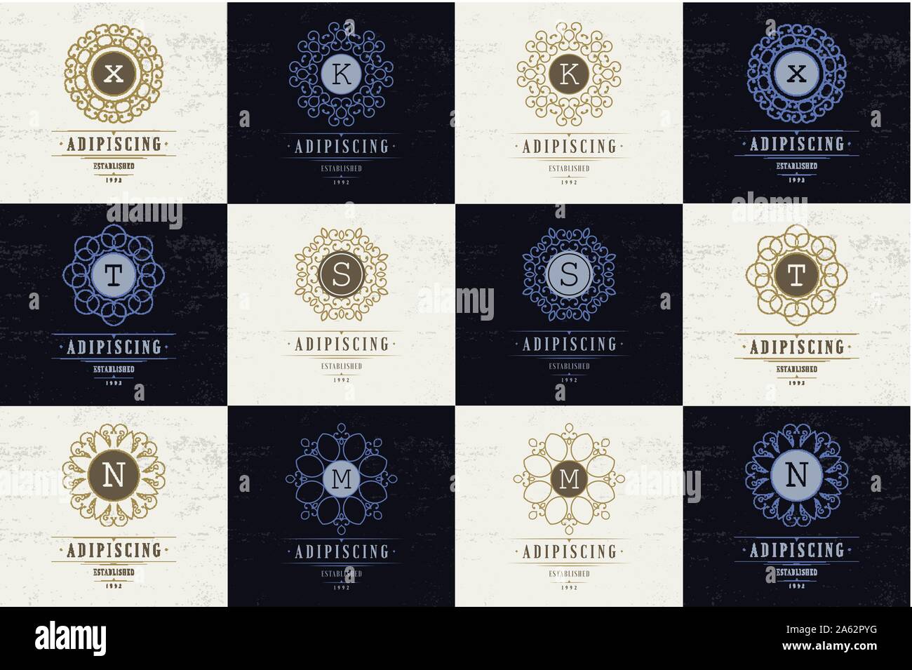 Alte logos Stock-Vektorgrafiken kaufen - Alamy