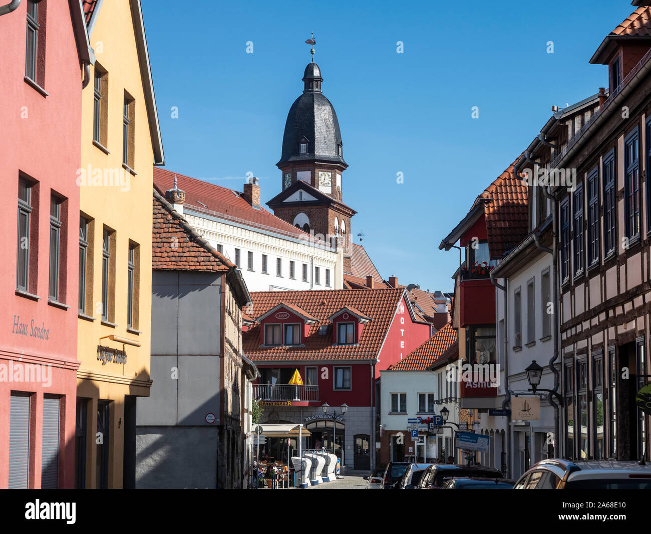 Stadt Waren an der Müritz, Müritz, Deutschland Stockfotografie - Alamy