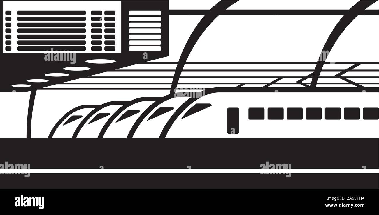 Eisenbahn eisenbahnhalle Stock-Vektorgrafiken kaufen - Alamy