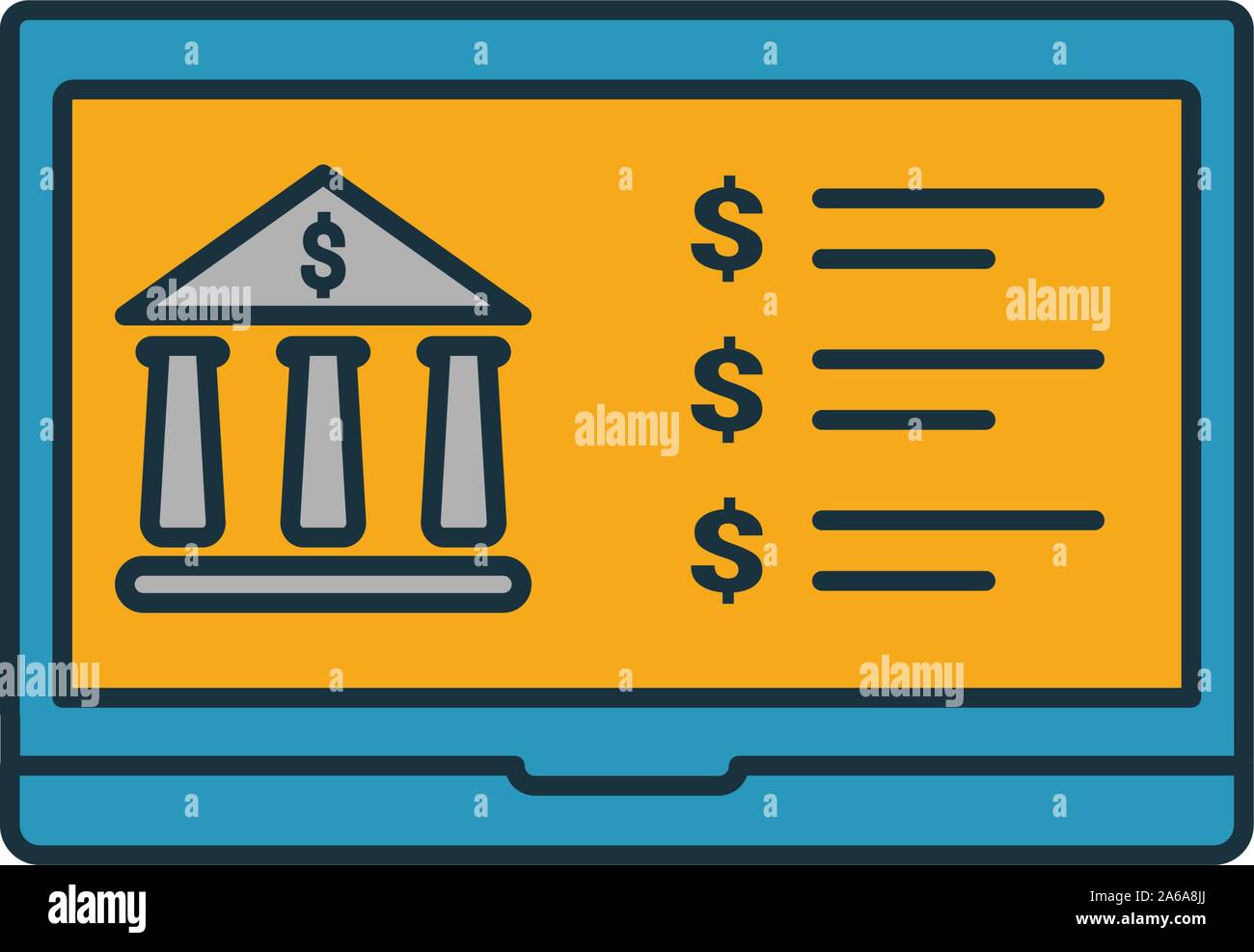 Online-banking-Symbol. Einfaches Element von Personal Finance icons ...