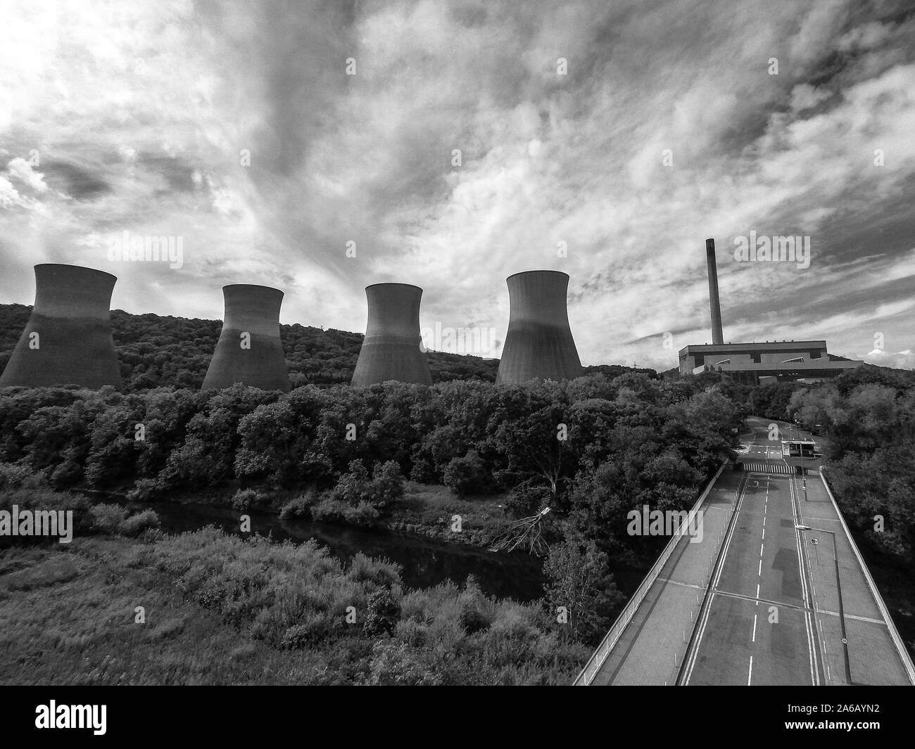 Luftbild des ironbridge kraftwerks -Fotos und -Bildmaterial in hoher ...