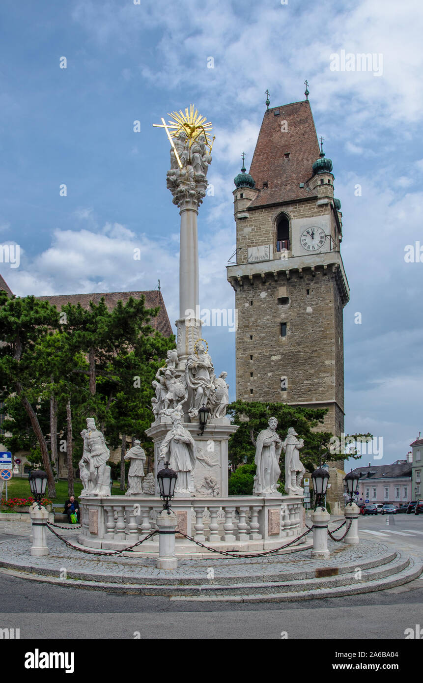 Perchtoldsdorf in Niederösterreich. eine kleine Stadt südlich von Wien ...
