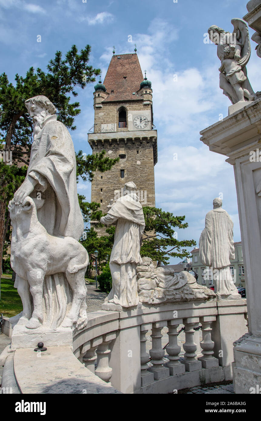 Perchtoldsdorf in Niederösterreich. eine kleine Stadt südlich von Wien ...