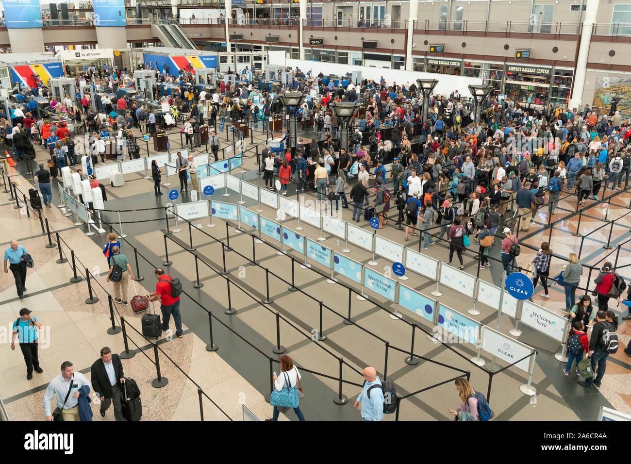 Denver International Airport Den Stockfotos und -bilder Kaufen - Alamy
