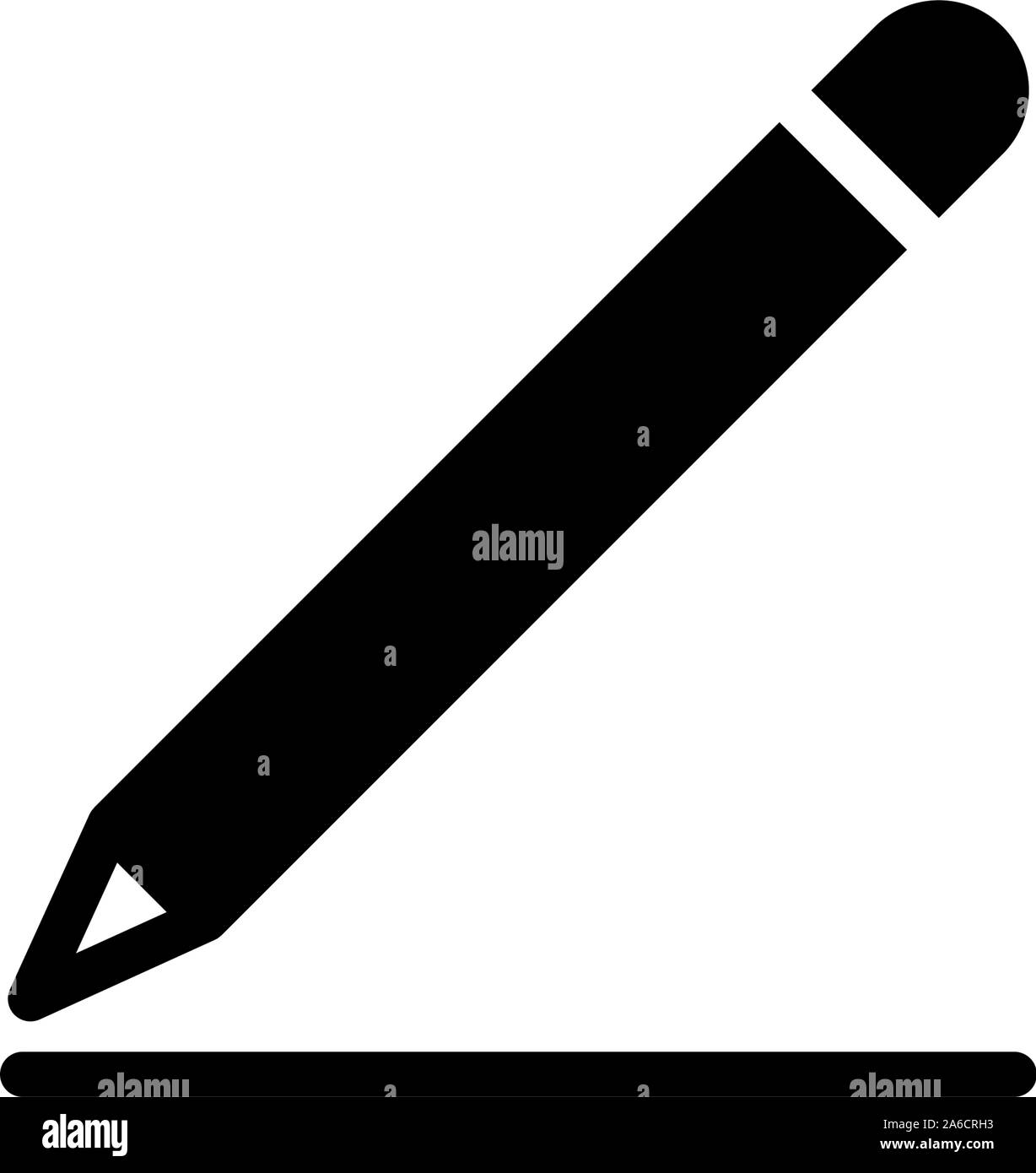 Stift -Symbol Vektor-illustration isoliert auf weißem Hintergrund Stock ...