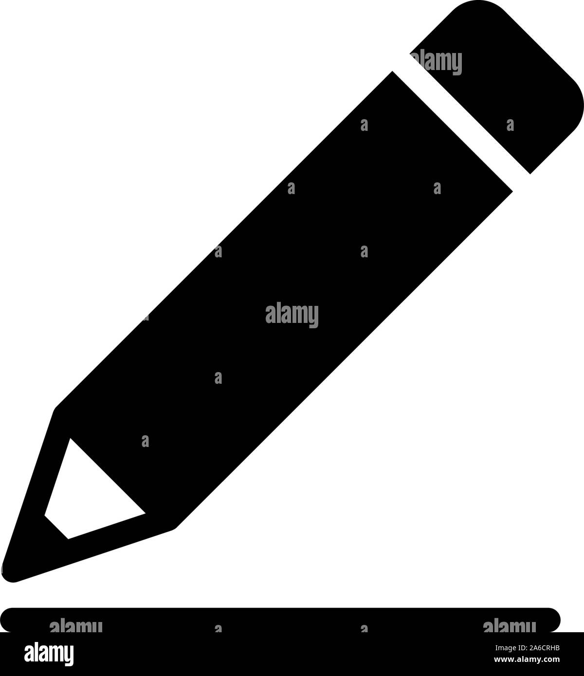 Stift -Symbol Vektor-illustration isoliert auf weißem Hintergrund Stock ...