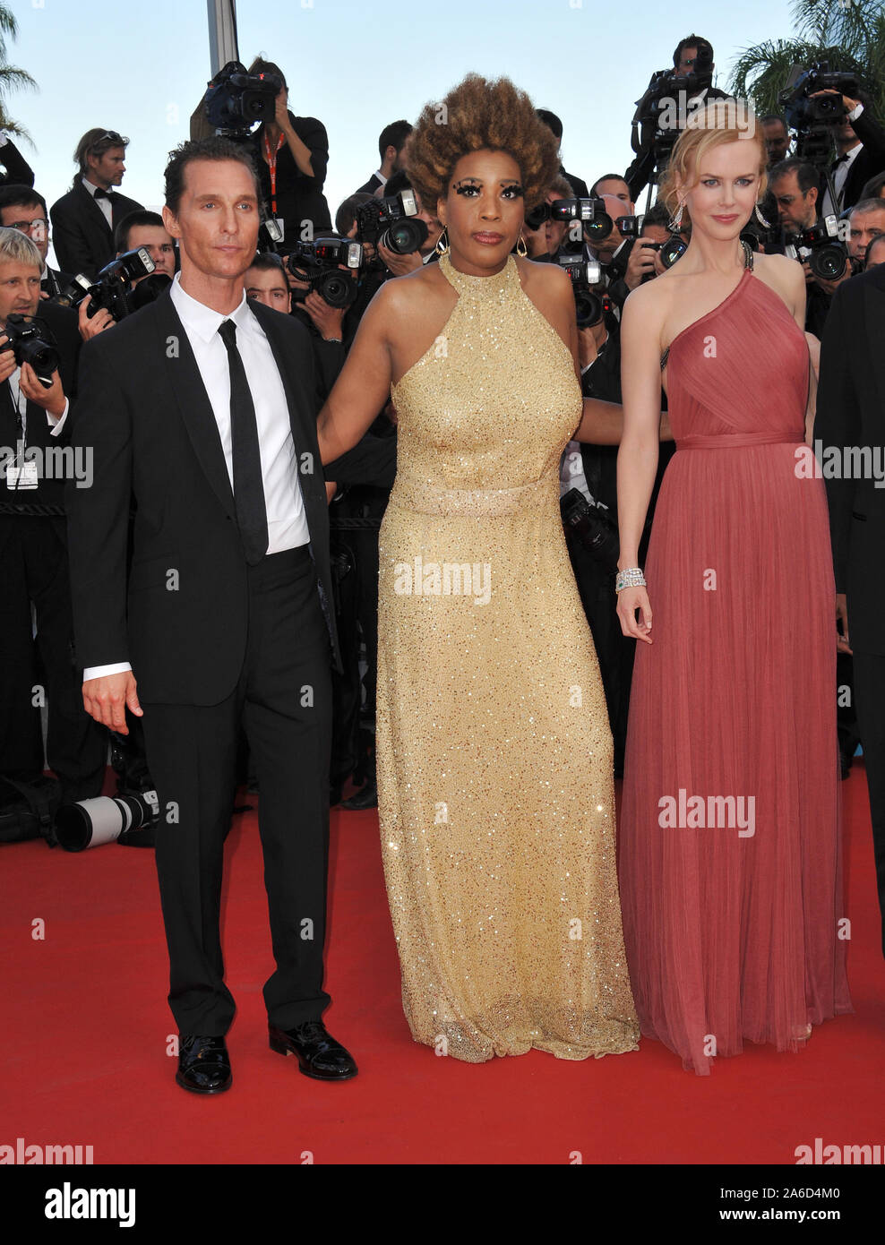 CANNES, Frankreich. Mai 24, 2012: Matthew McConaughey, Macy Gray ...