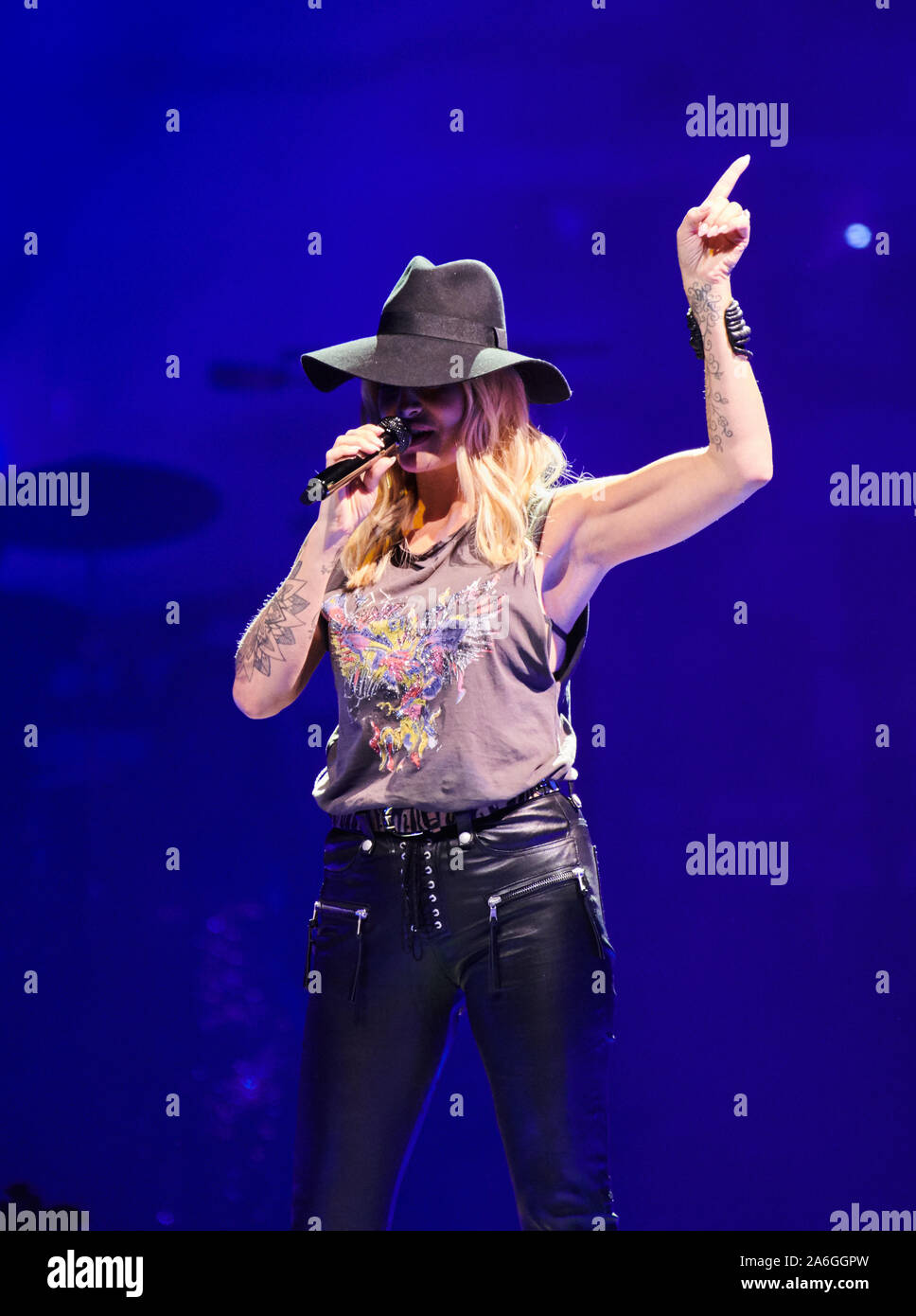 Berlin, Deutschland. 26 Okt, 2019. Die Sängerin Sarah Connor singt auf ...