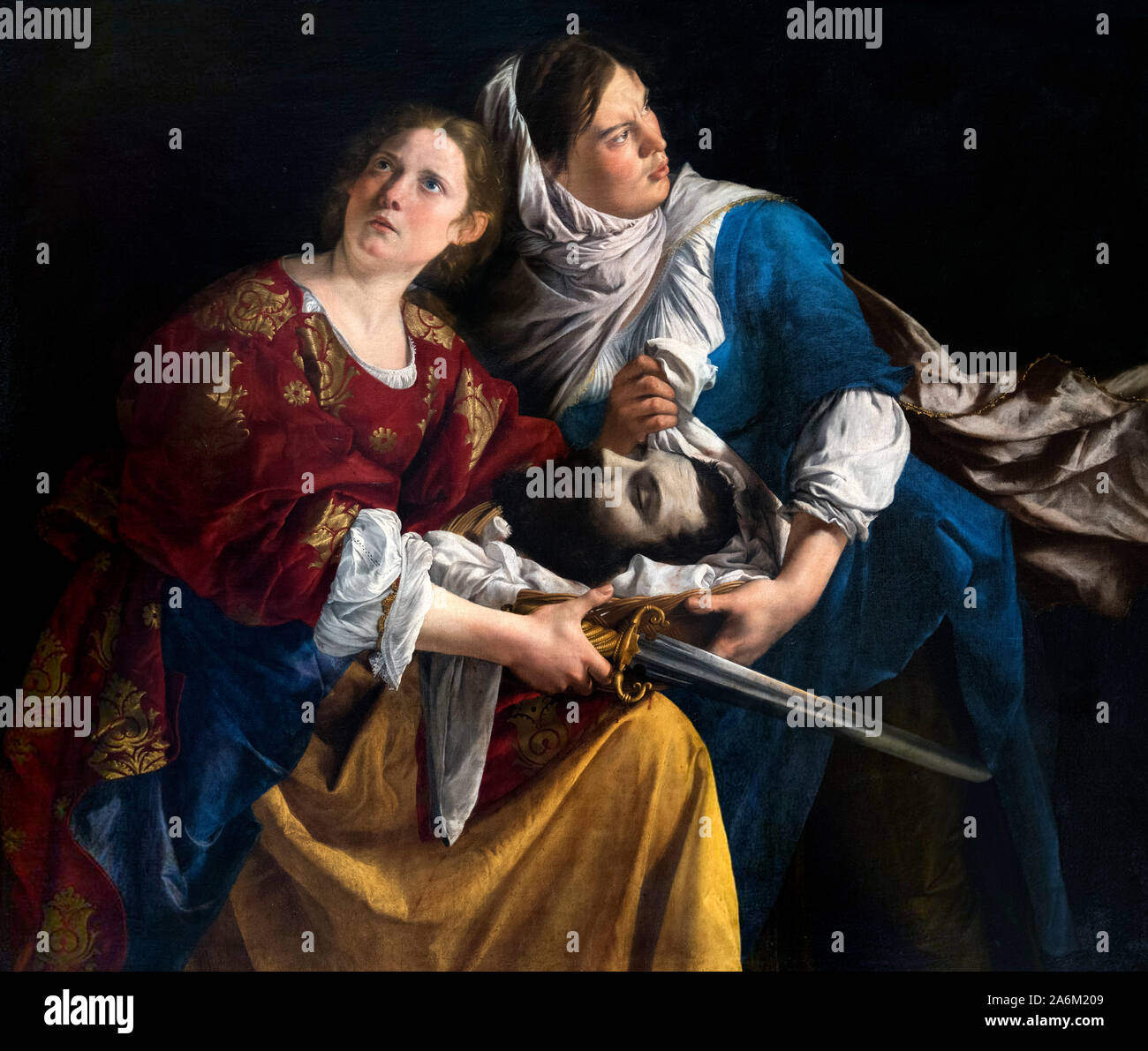 Judith und ihre Magd mit dem Leiter der Holofornes von Orazio ...
