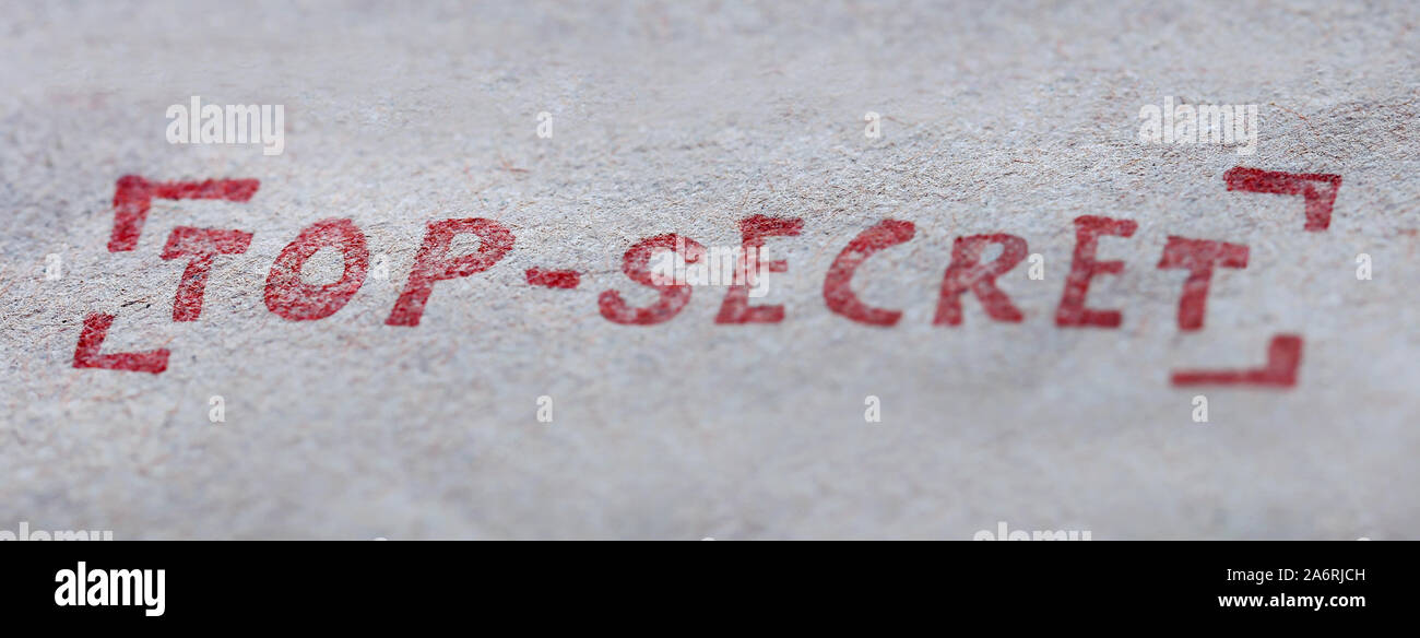 Top secret stamp -Fotos und -Bildmaterial in hoher Auflösung – Alamy