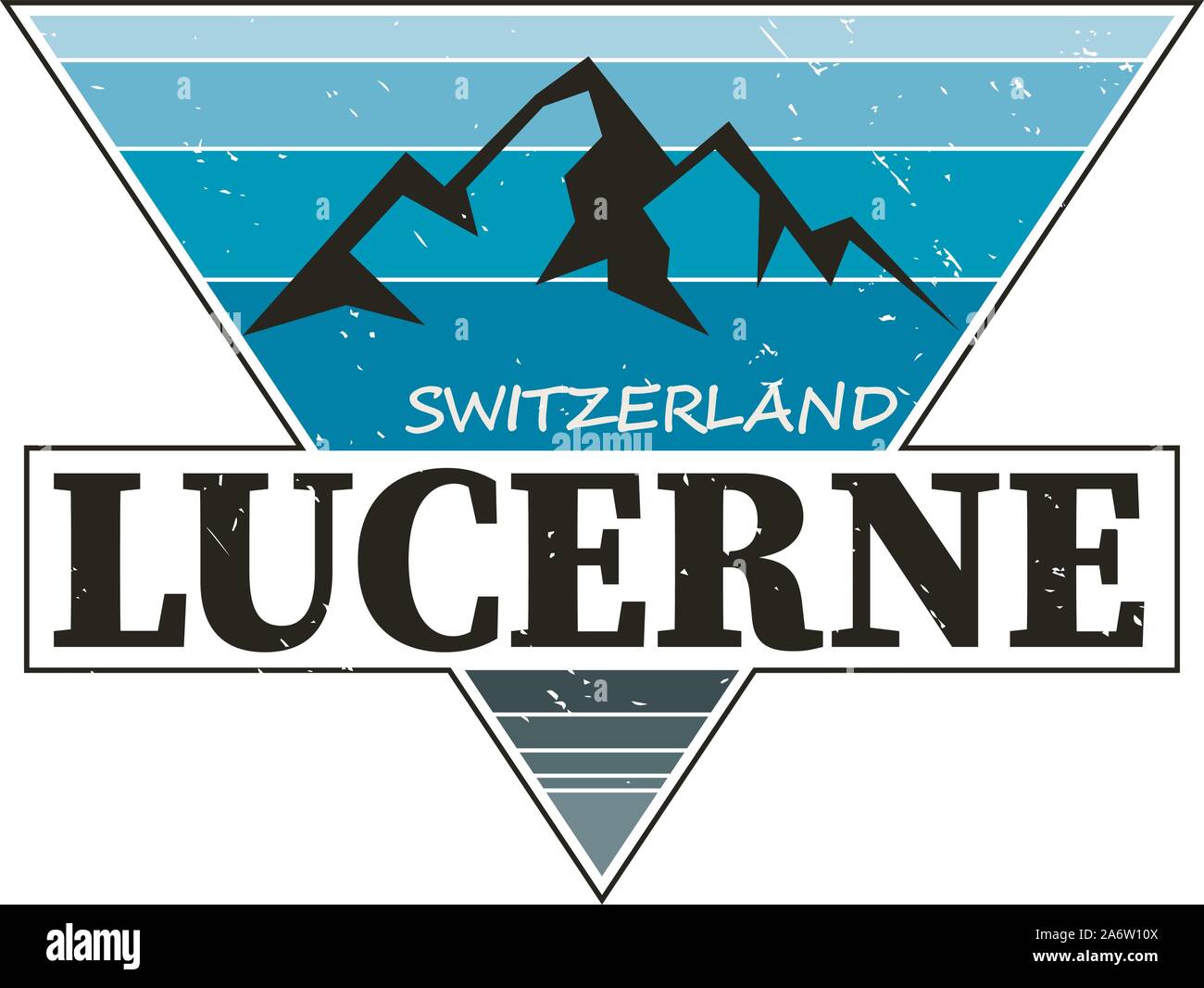 Luzern karte Stock-Vektorgrafiken kaufen - Alamy
