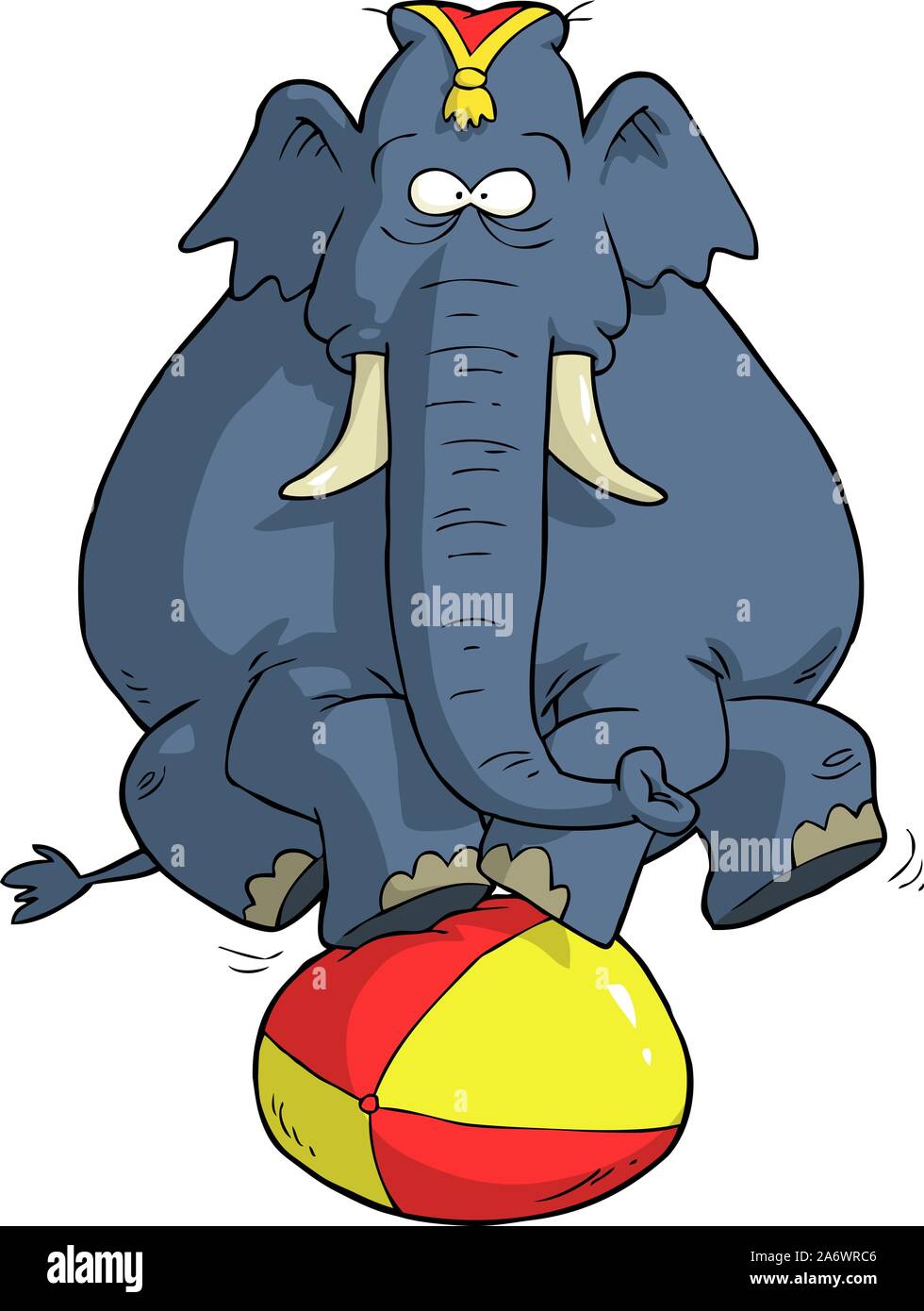 Cartoon Circus Elephant Stockfotos & Cartoon Circus Elephant Bilder - Alamy