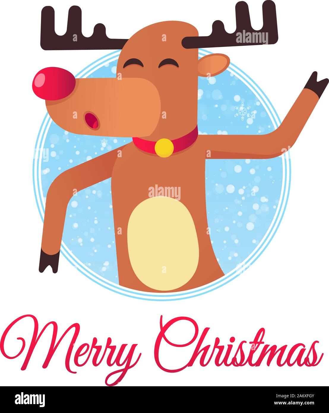 Red nose day illustration Stock-Vektorgrafiken kaufen - Alamy