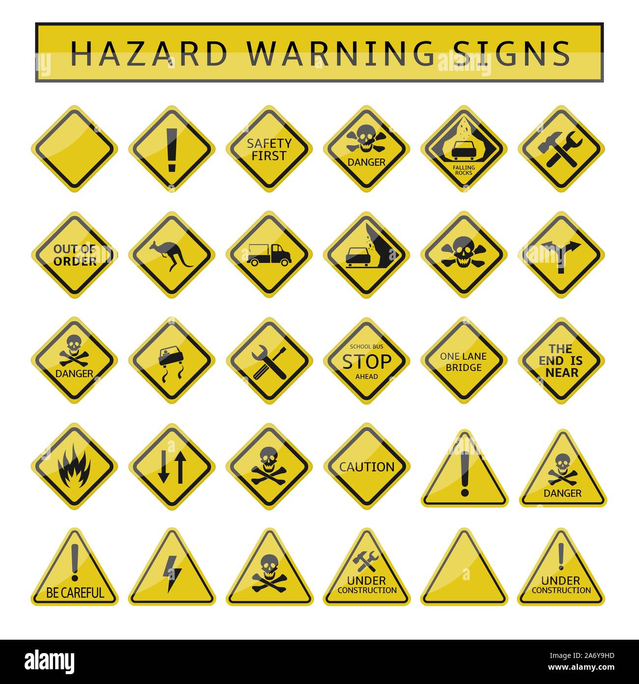 Hazard Signs Toxic Stockfotos und -bilder Kaufen - Alamy