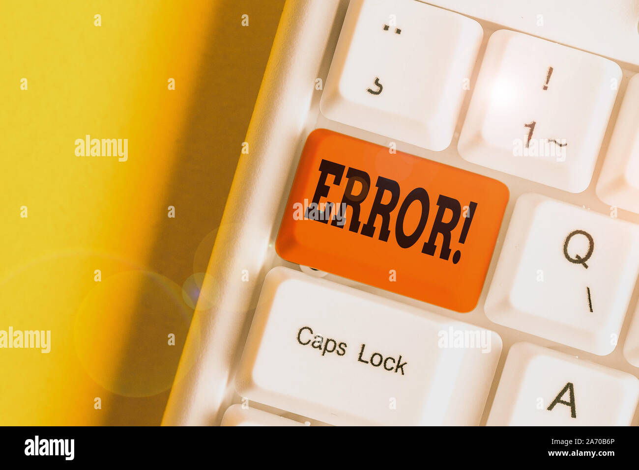 Text Zeichen zeigt Fehler. Business foto Präsentation Zustand oder ...