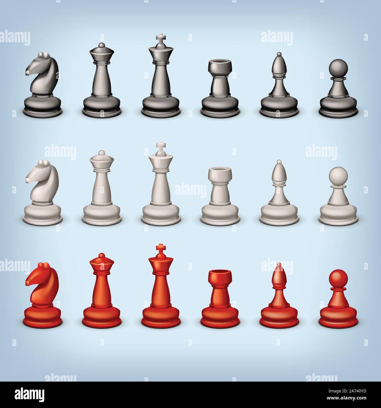 Chess set Stock-Vektorgrafiken kaufen - Alamy