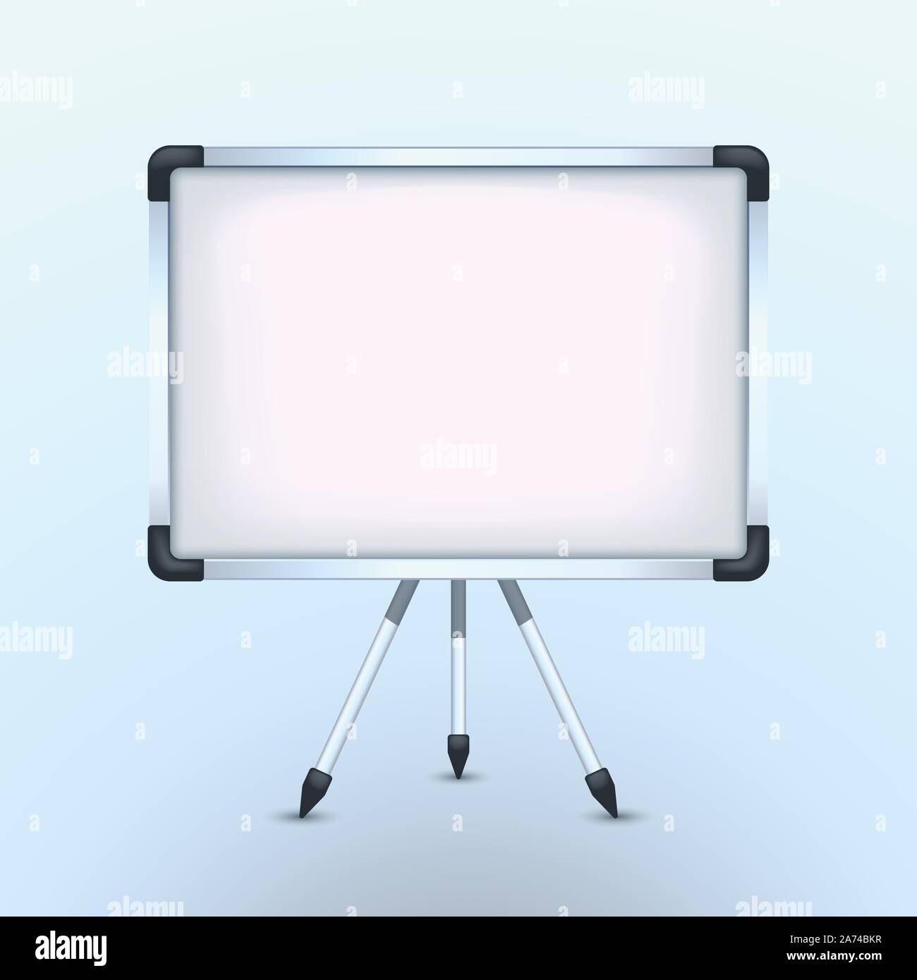 Presentation flip chart Stock-Vektorgrafiken kaufen - Alamy