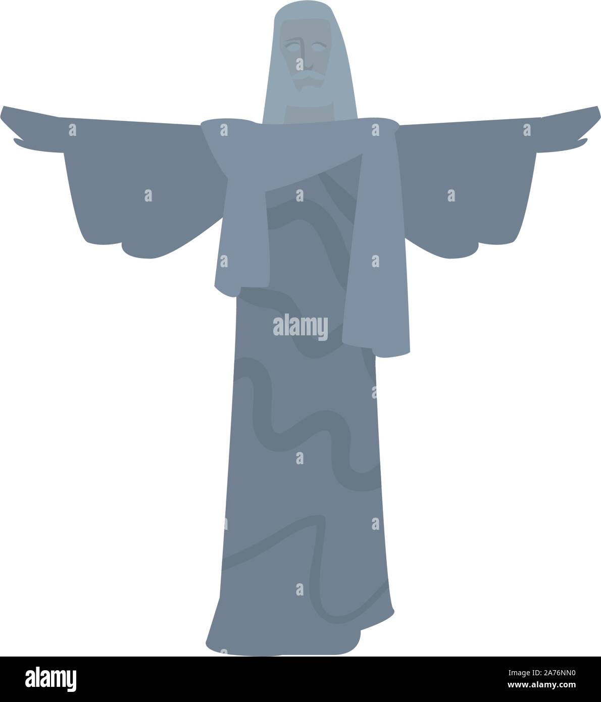 Statue jesus christ on cross Stock-Vektorgrafiken kaufen - Alamy