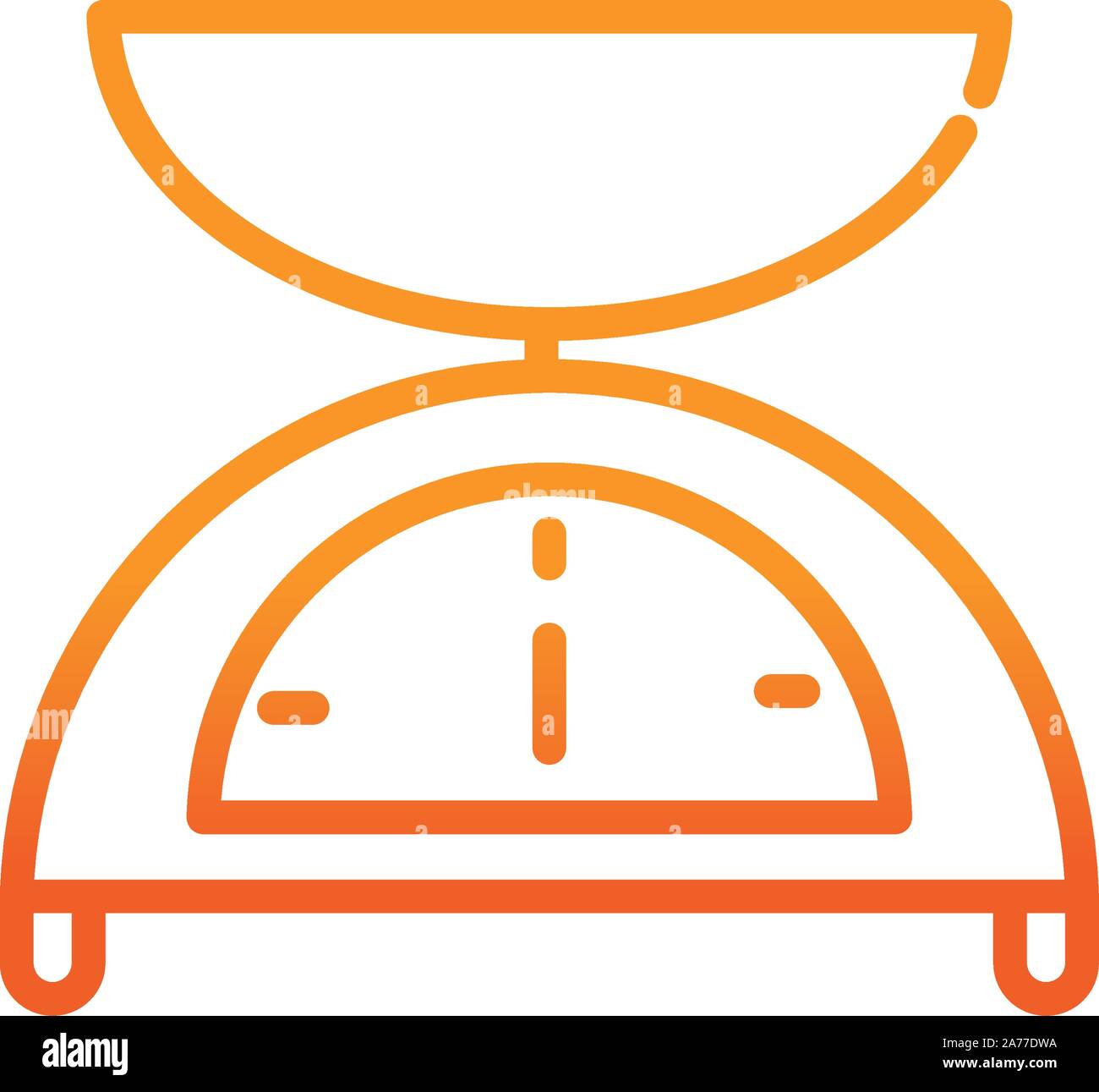 Maßstab Essen sport Fitnesscenter Fitness abstufungslinie Vector ...