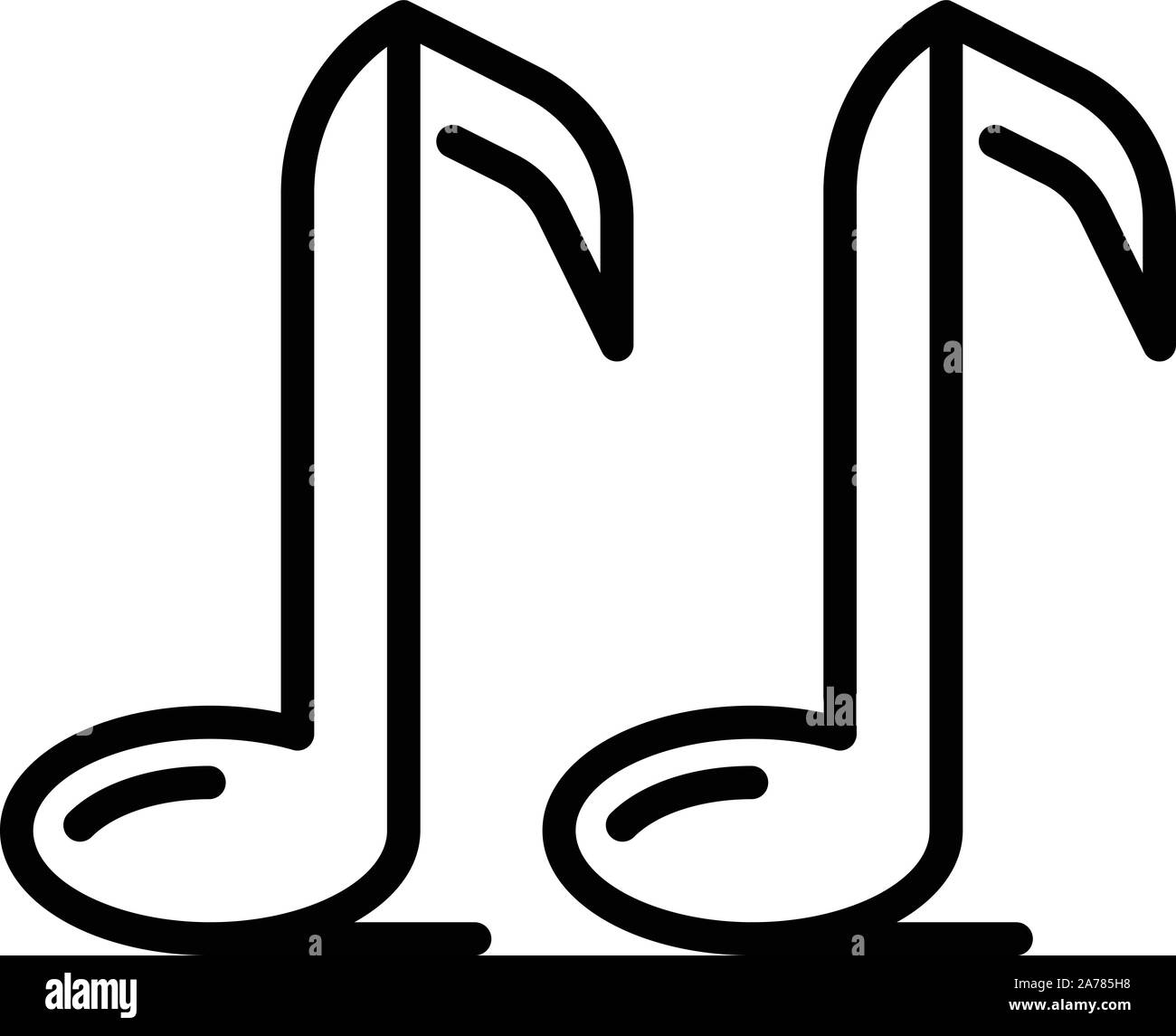 Musik Noten Linie Stockfotos und -bilder Kaufen - Alamy