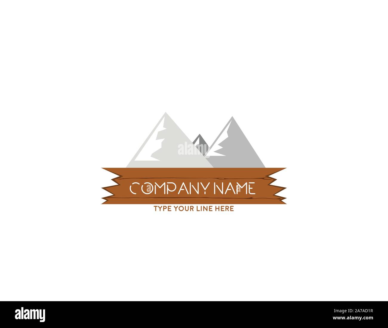 Berge logo Stock-Vektorgrafiken kaufen - Alamy