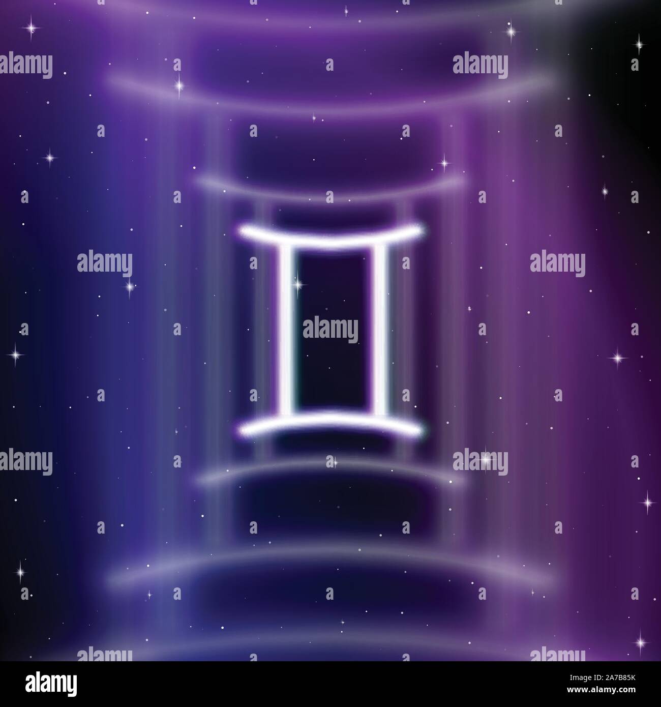 Astrologie Zeichen Zwillinge oder Zwillinge mit mystischen Aura im ...