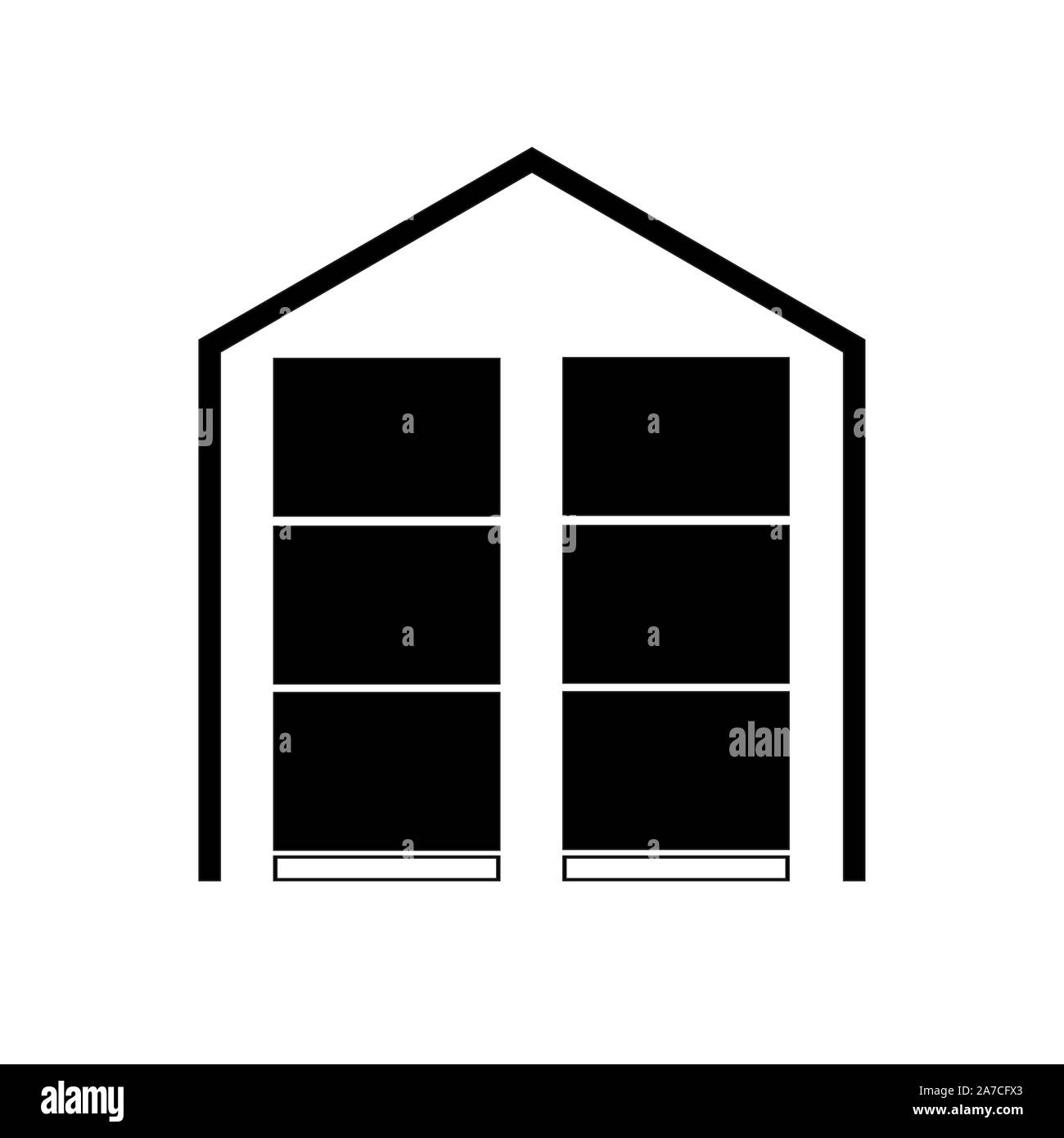 Der Vektor Lager Symbol Stockfotografie - Alamy