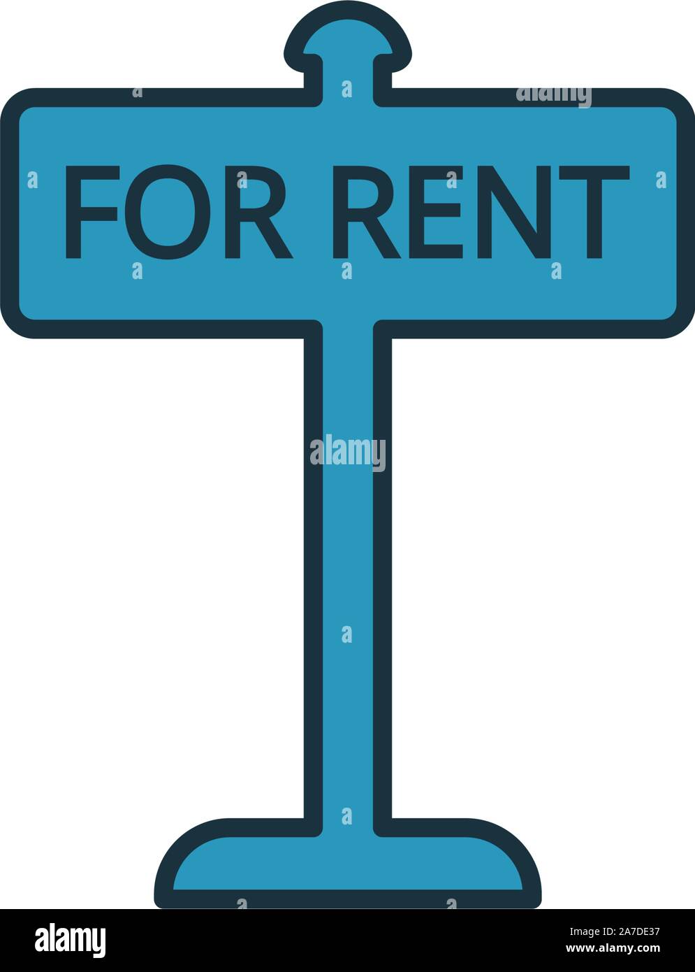 Mieten Zeichen Symbol. Einfaches Element aus Immobilien icons ...