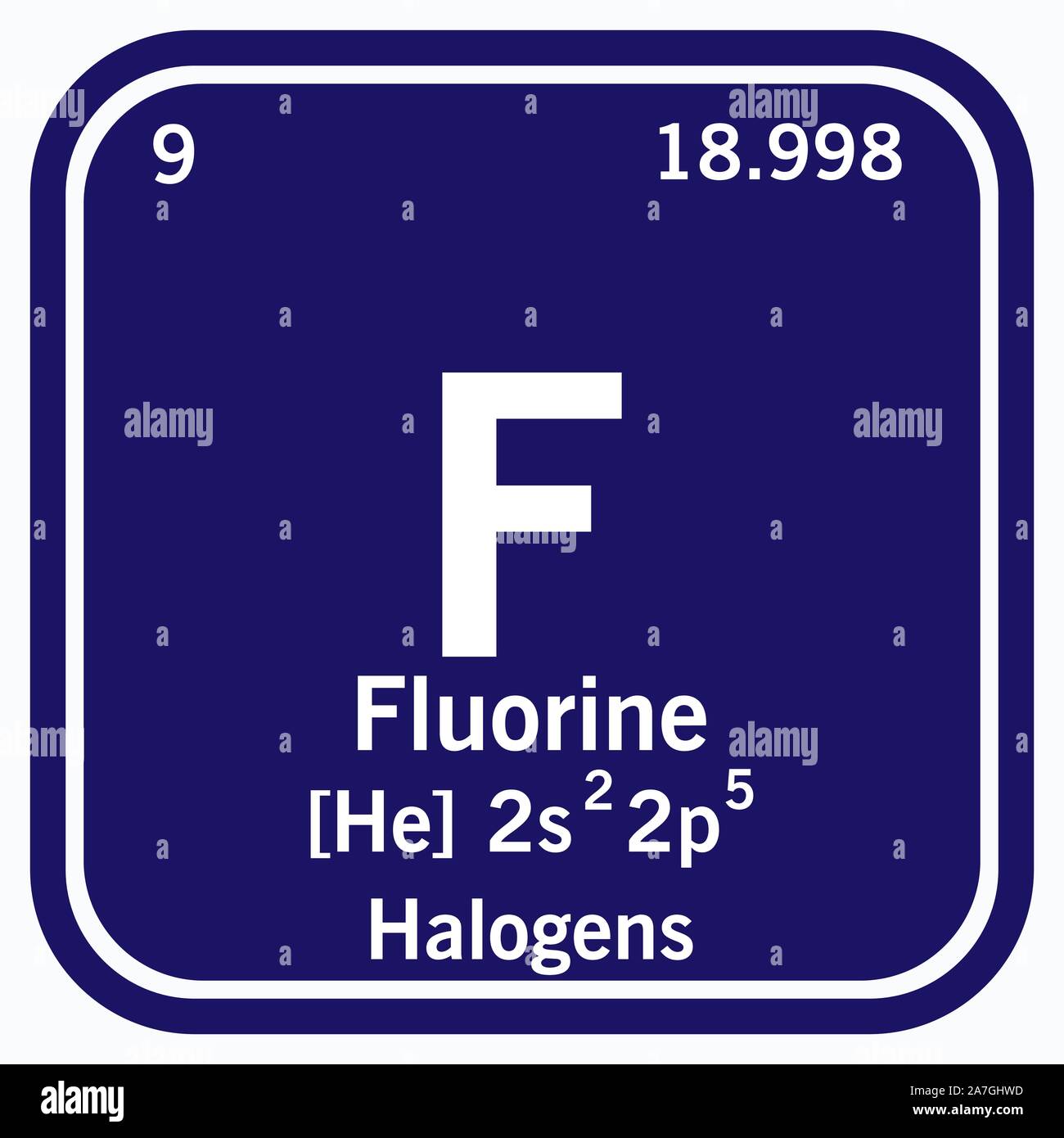 Fluor periodensystem -Fotos und -Bildmaterial in hoher Auflösung – Alamy