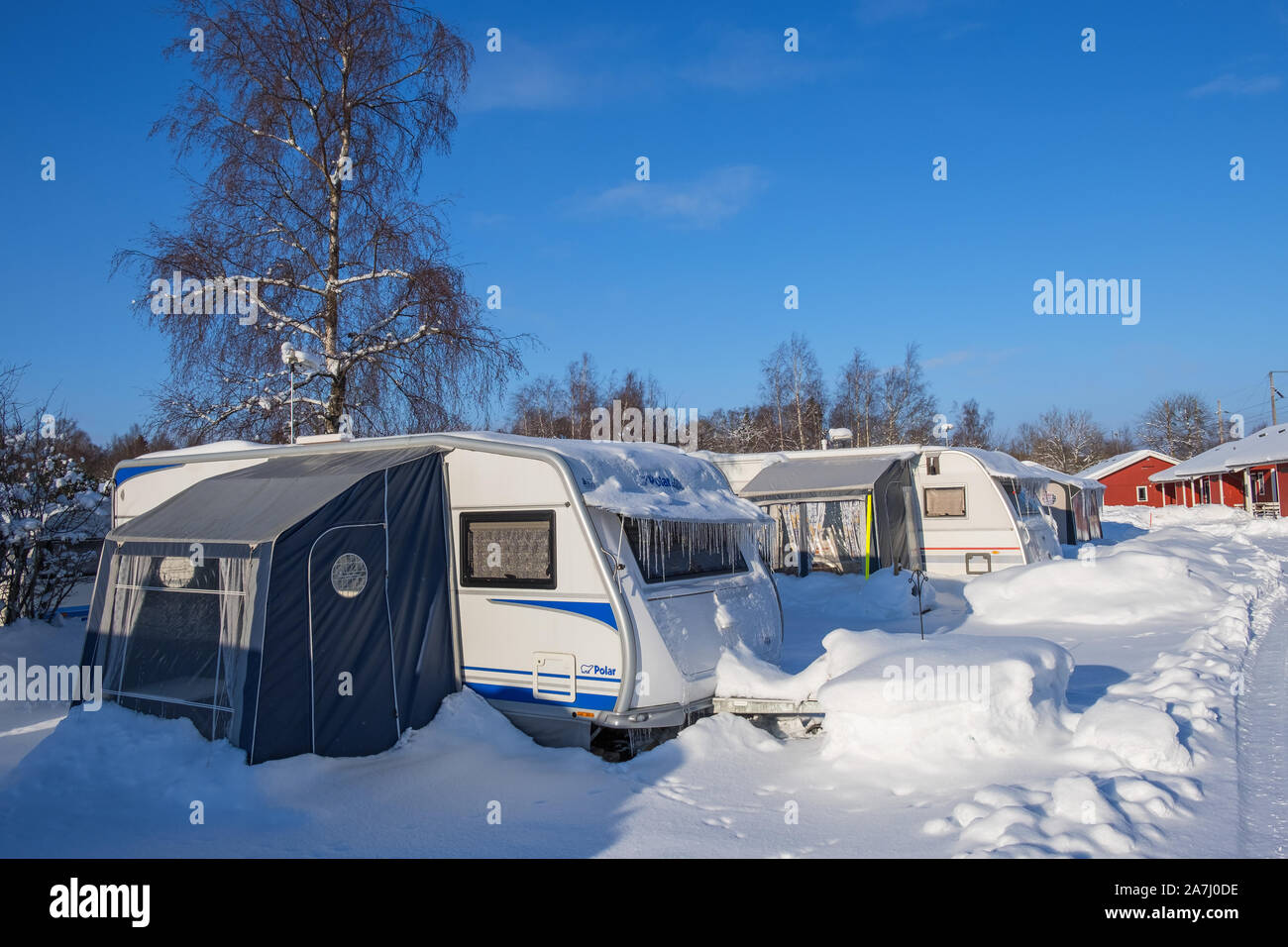 Wohnwagen Im Winter