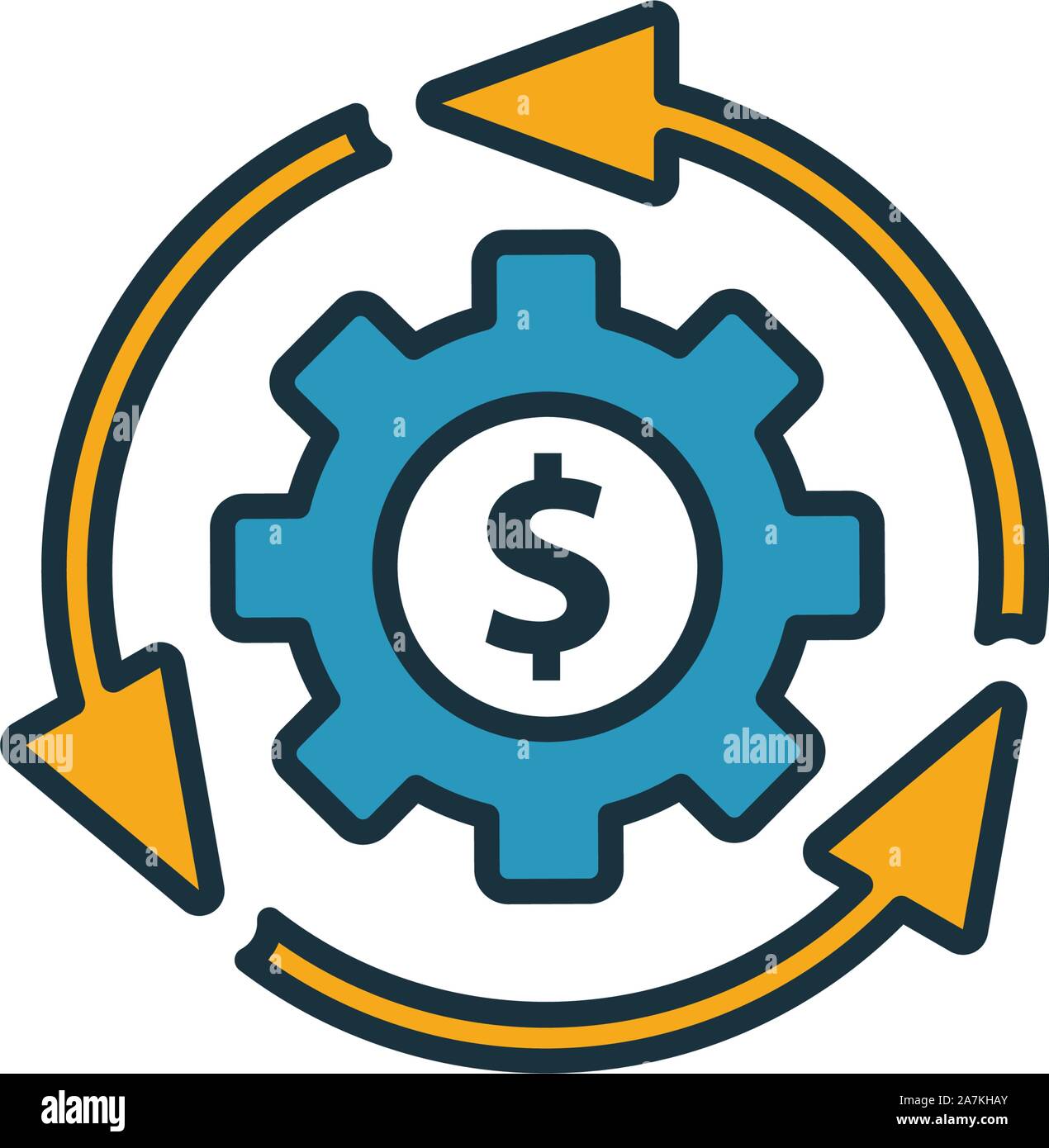 Geschäftsmodell Symbol. Einfaches Element von Autostart-symbole ...
