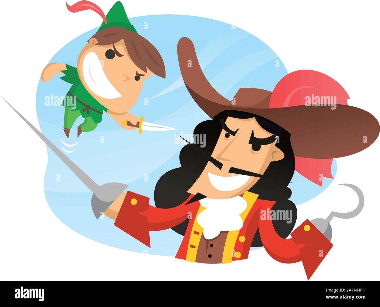 Captain hook peter pan -Fotos und -Bildmaterial in hoher Auflösung – Alamy