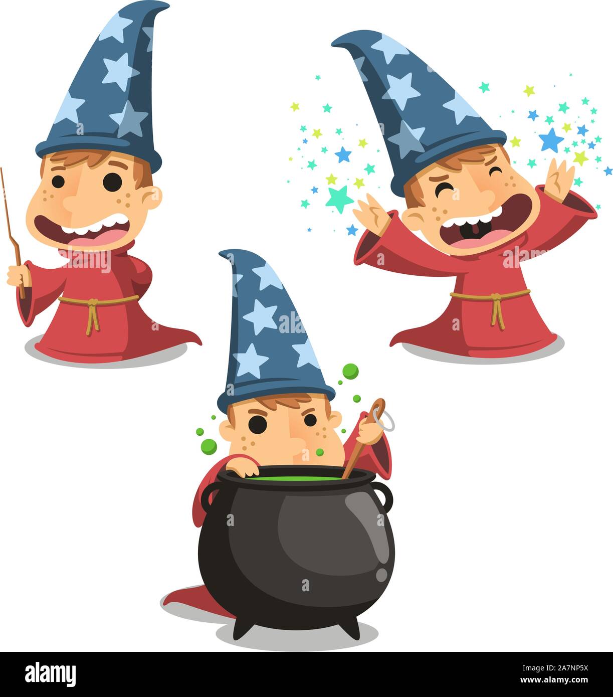 Cartoon Wizard Stockfotos und -bilder Kaufen - Alamy