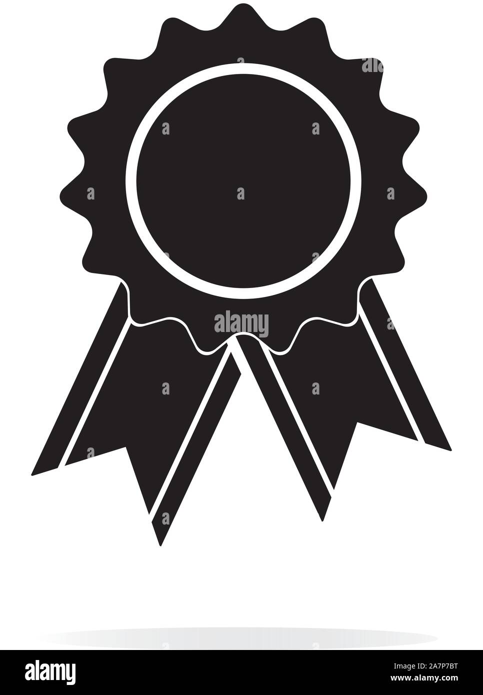 Abzeichen Symbol auf weißem Hintergrund. Flat Style. Abzeichen Symbol ...