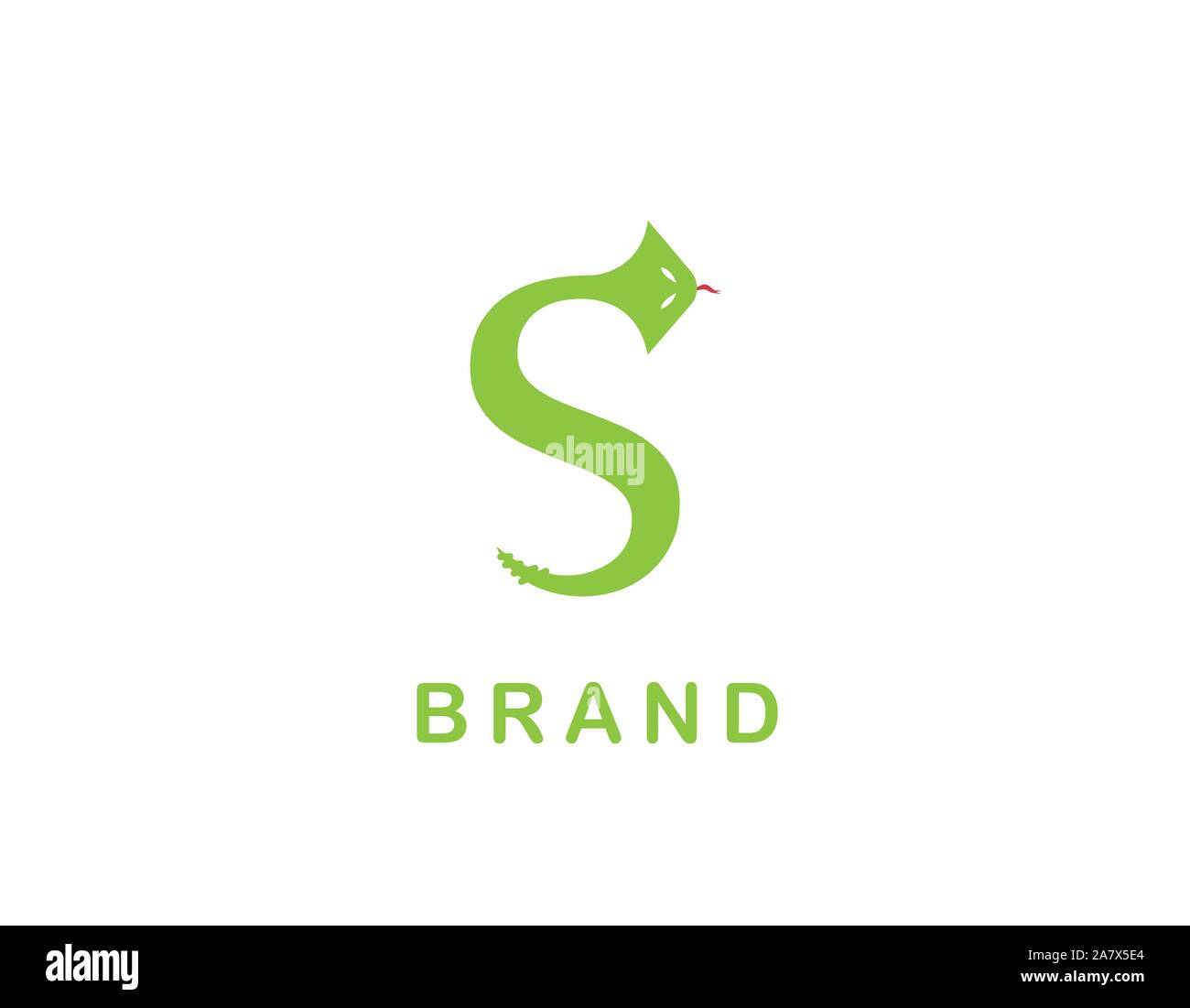 Snake font letter Stock-Vektorgrafiken kaufen - Alamy