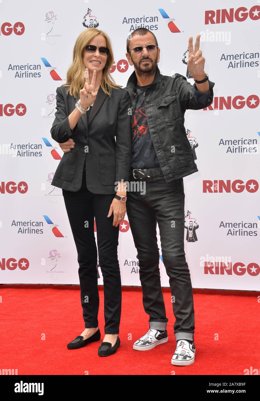 Ringo Starr Wife Barbara Bach Stockfotos und -bilder Kaufen - Alamy