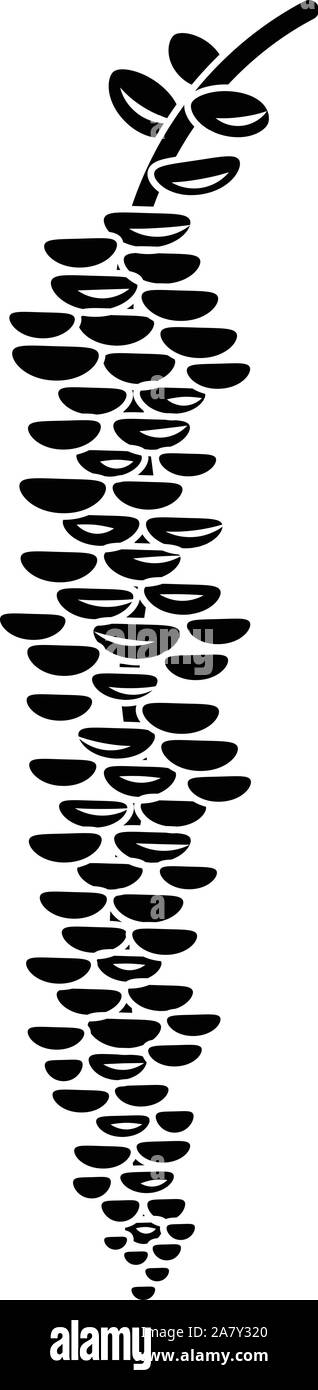 Schwarze rosetten Stock-Vektorgrafiken kaufen - Alamy