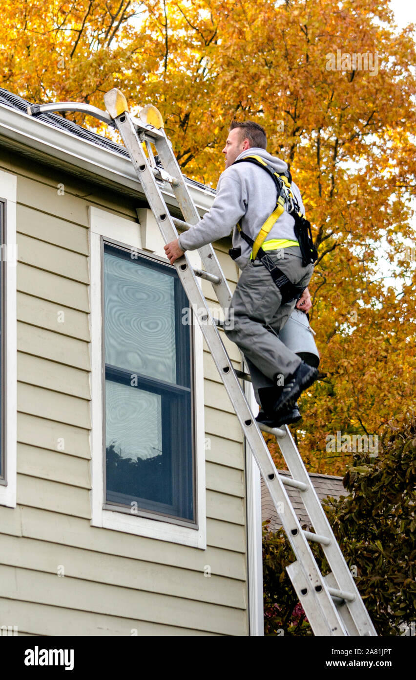 Arbeiten von oben auf der leiter -Fotos und -Bildmaterial in hoher ...