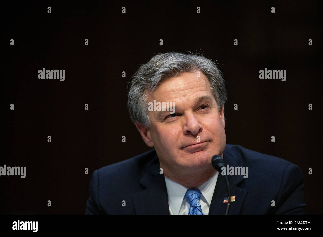 Washington, DC, USA. 5 Nov, 2019. Direktor des Fbi Christopher Wray ...