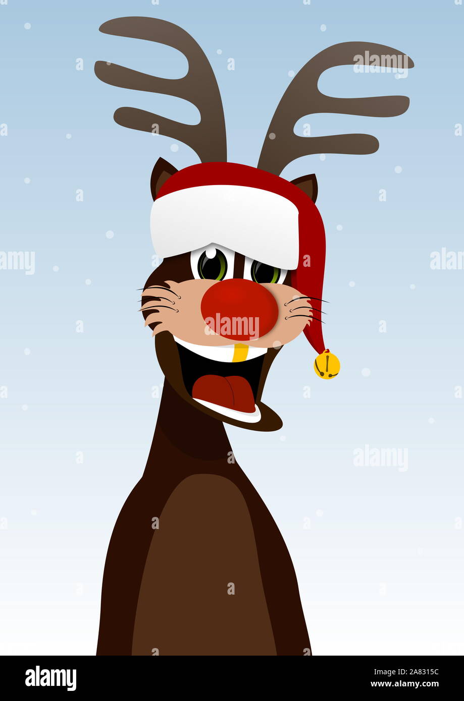 Rentier Rudolf Stockfotos und -bilder Kaufen - Alamy