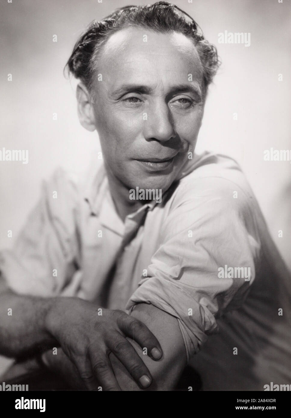 Rudolf Platte, deutscher Wis Deutschland 1950er Jahre. Deutsche Schauspieler Rudolf Platte ...