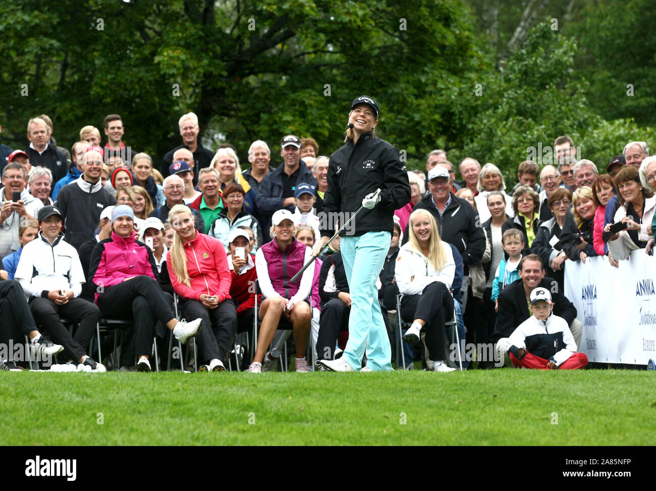 Annika Sörenstam hatte eine Show bei der Annika Einladungs Europa Golf ...