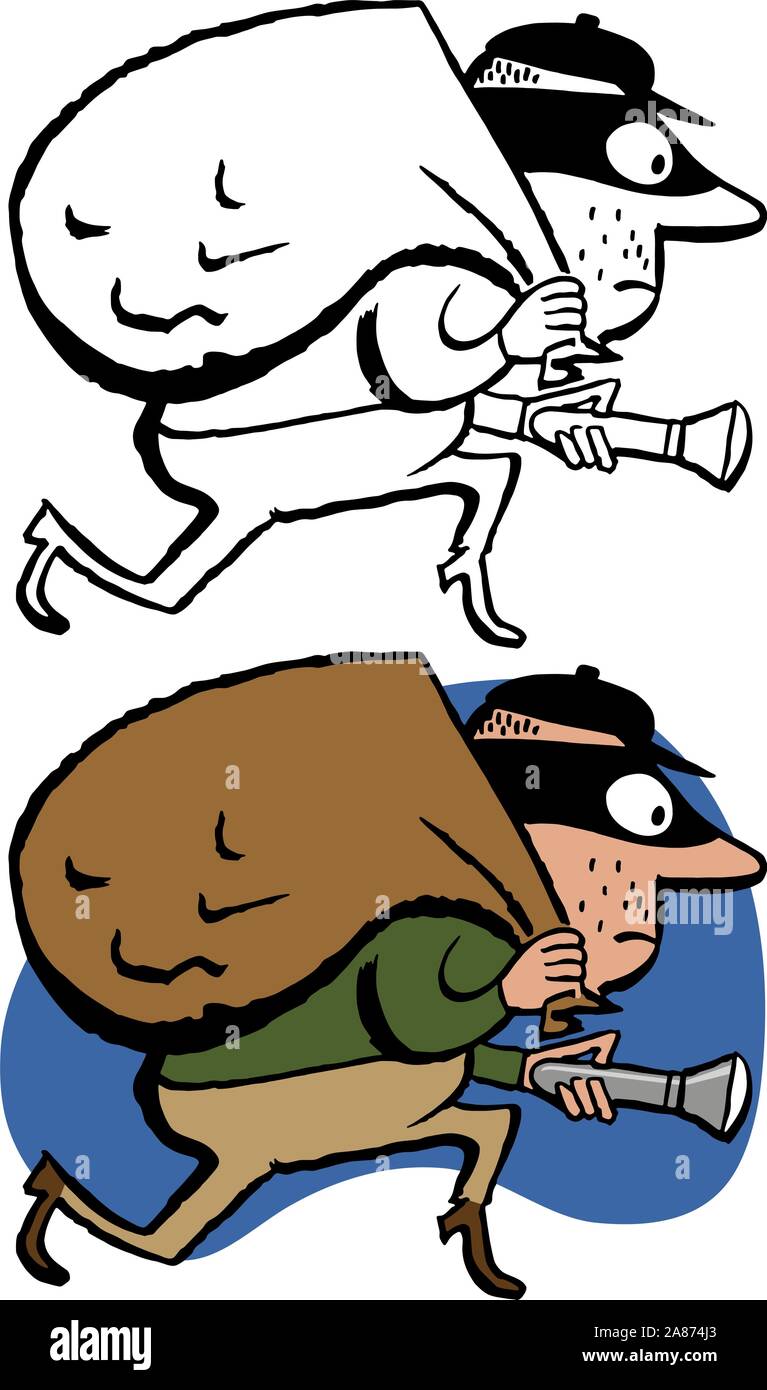 Dieb cartoon -Fotos und -Bildmaterial in hoher Auflösung – Alamy