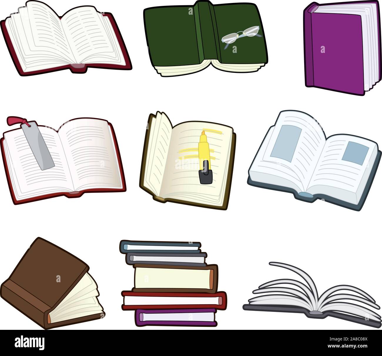 Agenda book Stock-Vektorgrafiken kaufen - Alamy