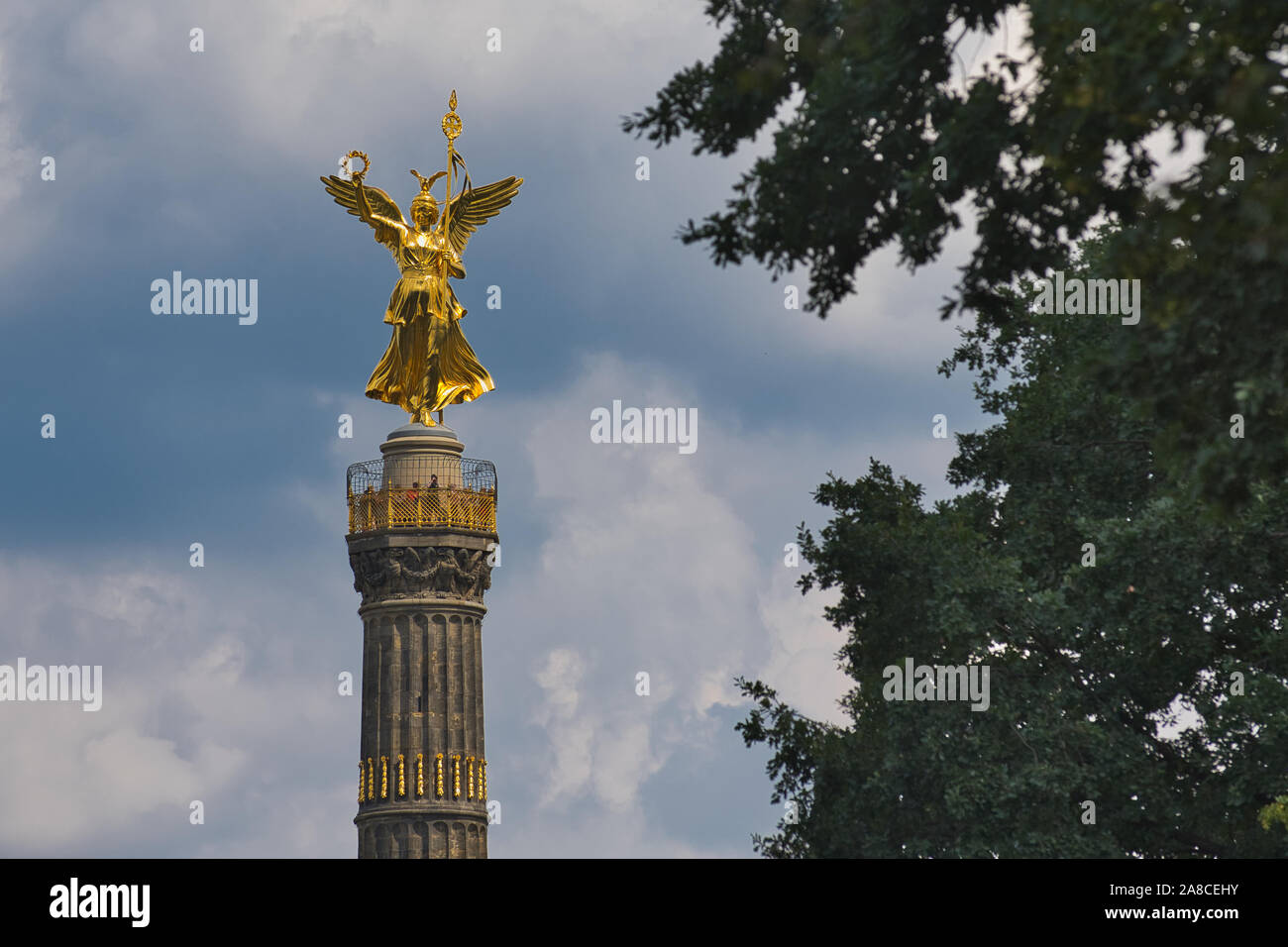 Berlin, Hauptstadt, Deutschland, Siegessäule, Goldelse, Deutschland ...
