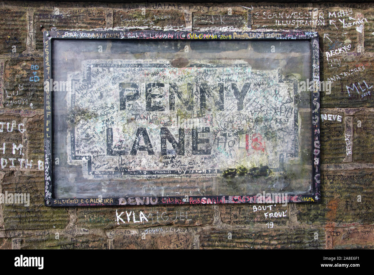 Penny lane liverpool -Fotos und -Bildmaterial in hoher Auflösung – Alamy