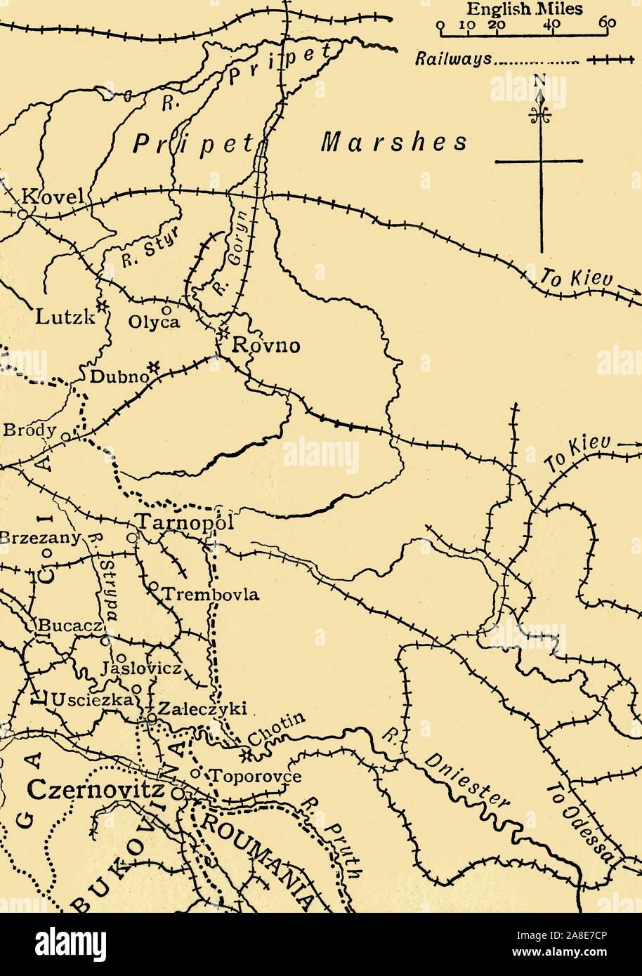 Karte der ostfront ukraine 1915 -Fotos und -Bildmaterial in hoher ...