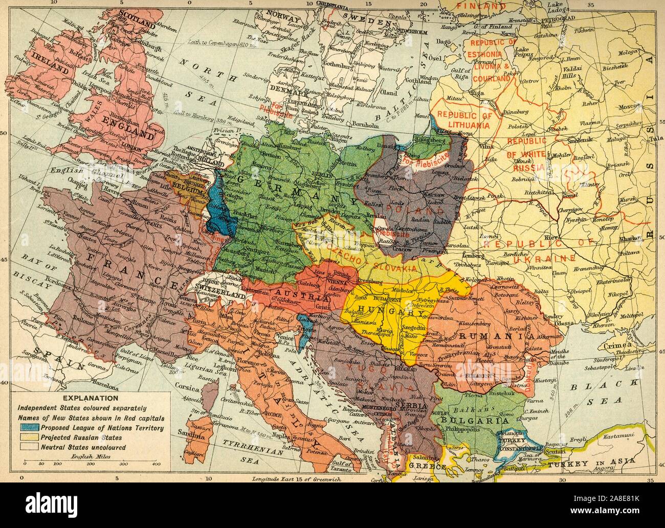 Karte der ukraine in jahr 1919 -Fotos und -Bildmaterial in hoher ...